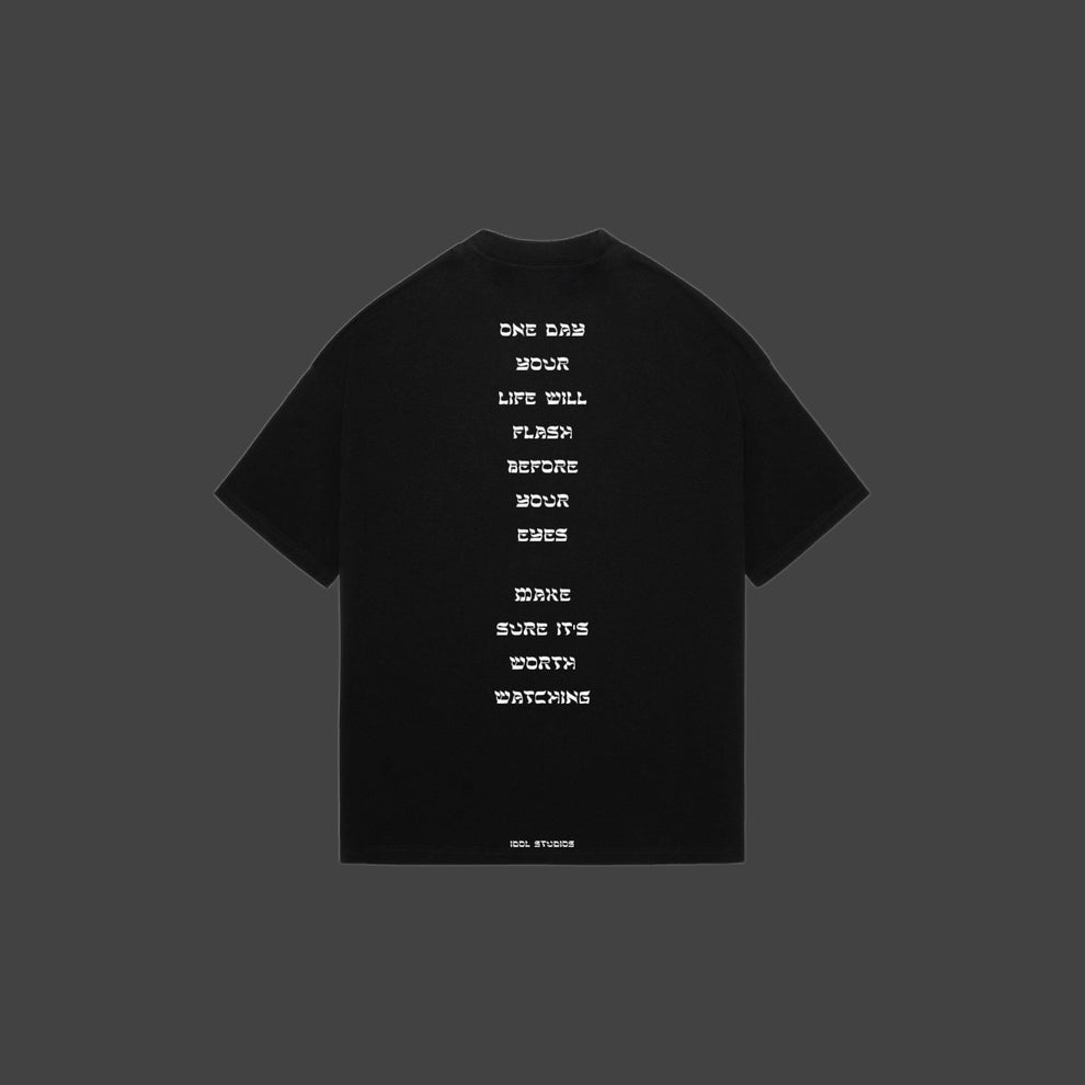 Reflective logo - black – IDOL STUDIOS